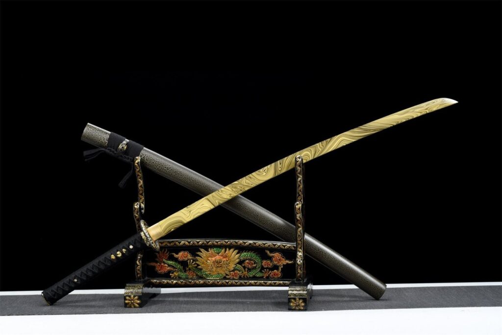 Gold Sword Blade - Katana UK